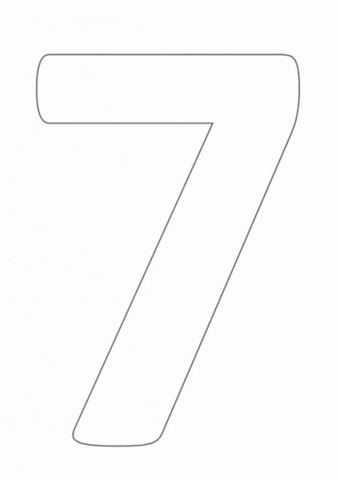 Number 7 Coloring Games - ColoringGames.Net