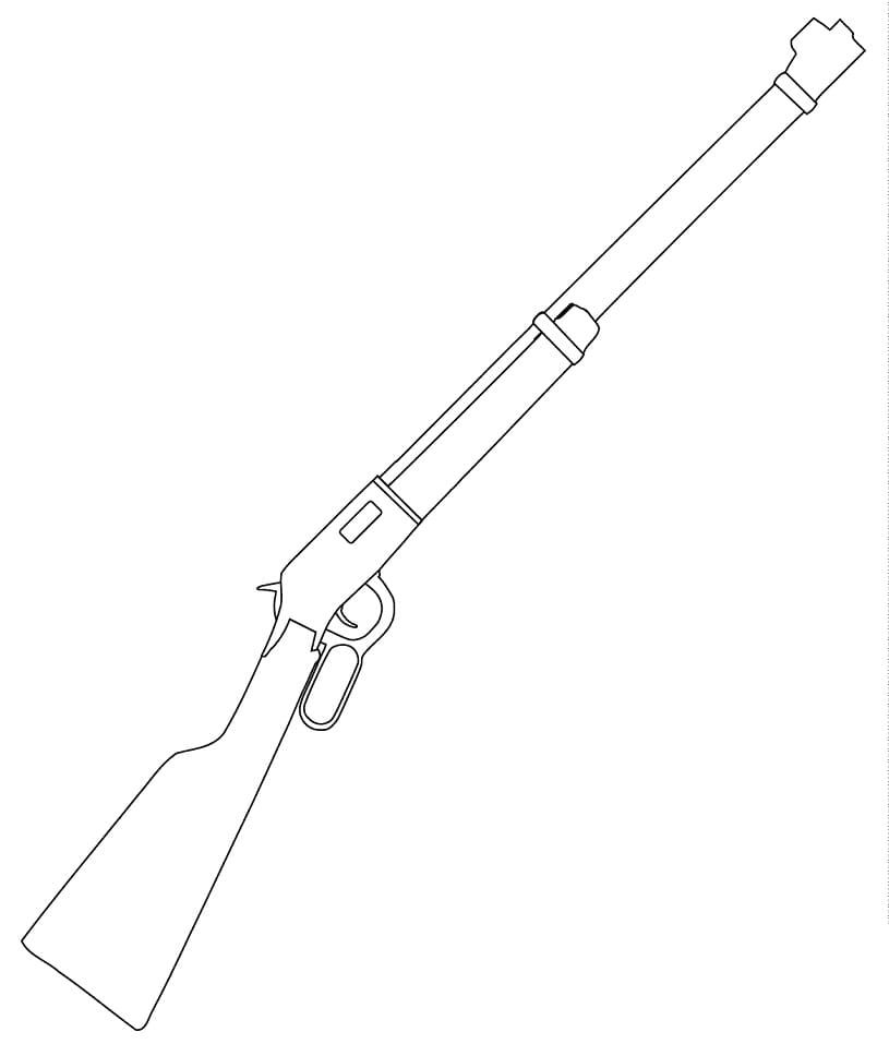 M16 Rifle Coloring - Play Free Coloring Game Online